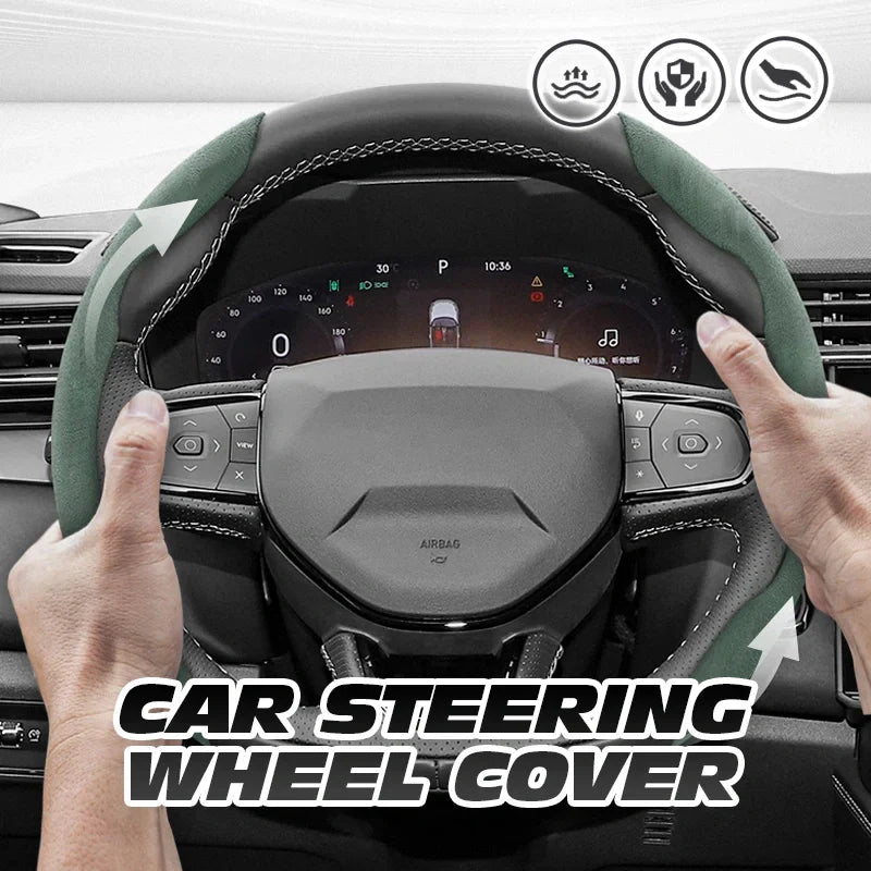 Aventra Premium Microfiber Suede Steering Wheel Cover – AutoPrimez